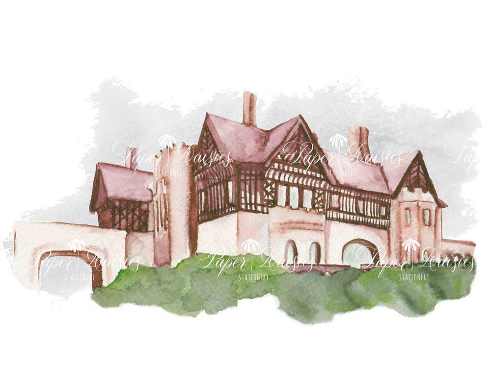 Callanwolde Fine Arts Center, Atlanta | Watercolor Venue Painting ...